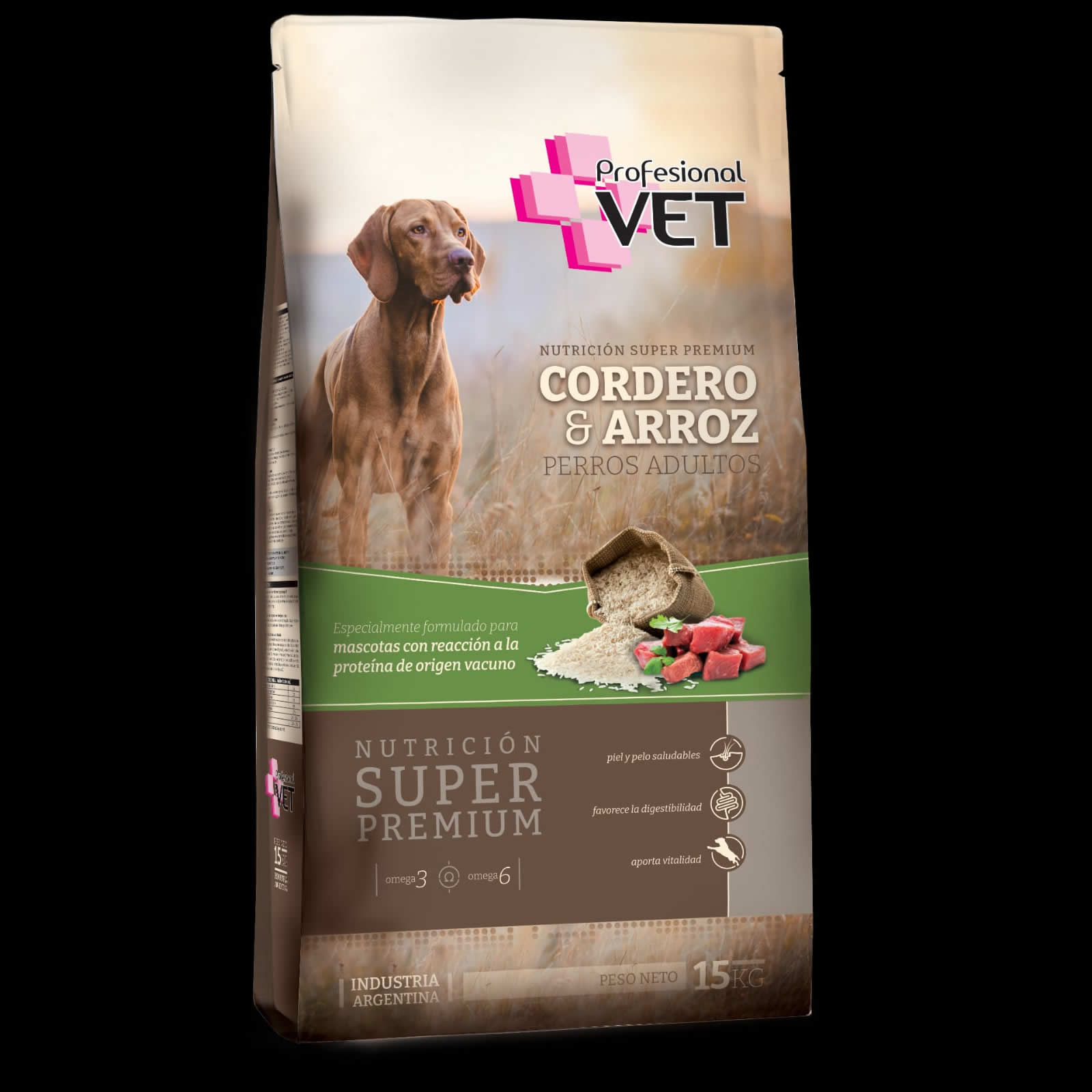 Profesional VET Super Premium cordero y arroz - PET SHOP MDQ MAR DEL PLATA